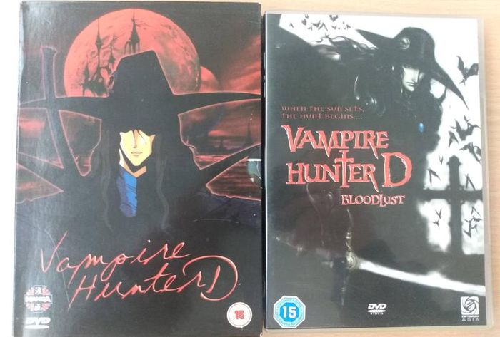 2 X Manga Dvds Vampire Hunter D 2003 Bloodlust 2004 Pal Ex Anime For ...