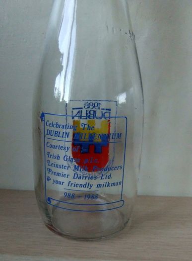 Dublin Millennium Milk Bottle For Sale in Swords, Dublin from The Matrix