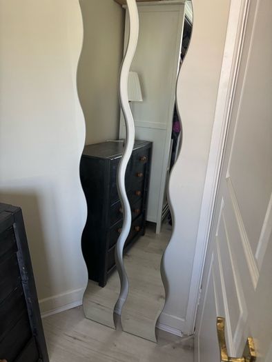 Mirror Double Full Length Wavey Wall Mirrors For Sale in Donabate ...