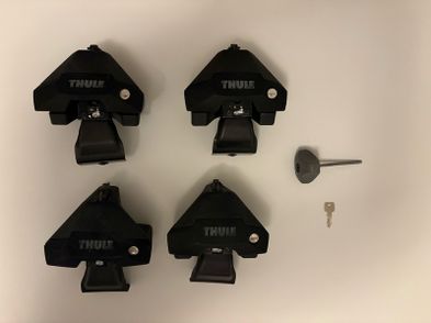 Thule Evo Clamp 7105 Foot Pack 4 Clamps Renault Captur Fit Kit For Sale ...