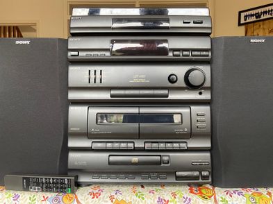Sony Lbt W190 Midi Hi Fi System With Speakers And Matching Sony Ps Lx56 ...
