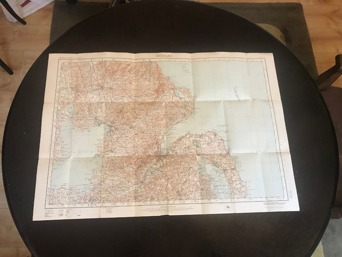 Antique Map Of Belfast Dated 1912 For Sale in Dublin 12, Dublin from ...