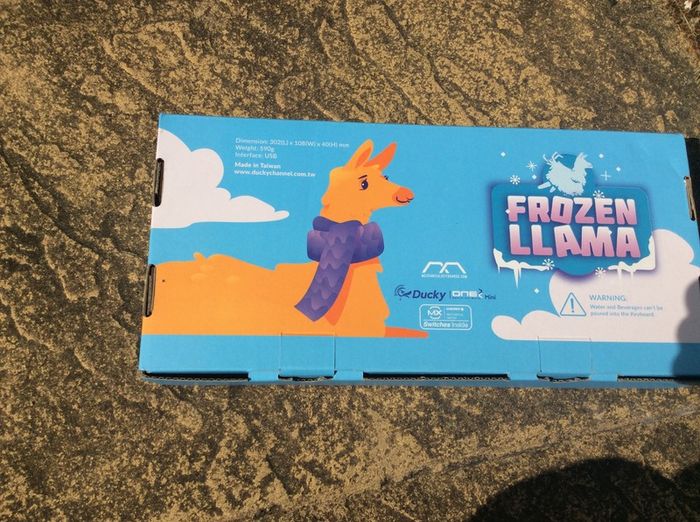 Ducky X Mk Frozen Llama One 2 Mini Rgb Led 60 Double Shot Pbt Limited ...