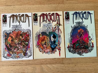 Rare Angela Comics Full Series Issues 1 2 3 2nd Appearance Of Angela ...