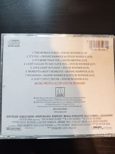 The Woman In Red Soundtrack Ost Cd For Sale in Ballivor, Meath from ...
