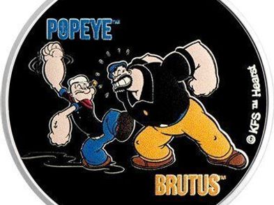 2024 Samoa 2 Dollars 1 Oz Silver Coloured Bullion Coin Popeye And ...