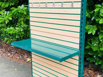 Premium Slat Wall Modular Display Stand Top Quality 30 Free Hooks For ...