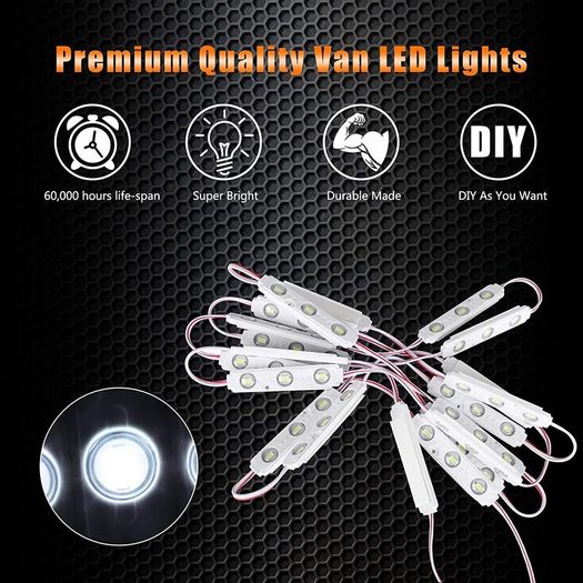 12v Van Interior Light Kits Car Led Ceiling Lights Kit With 60leds Led ...