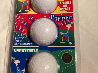 Prank Golfer With Joke Balls Plus One Jet Streamer Ball For Sale in ...