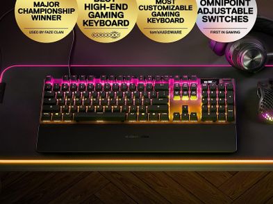 Mechanical Gaming Keyboard Adjustable Actuation Switches Oled Smart ...