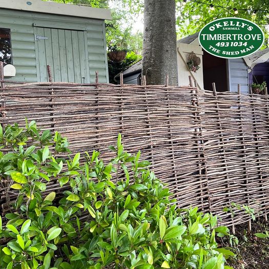 Hazel Wood Fence Panels For Sale in Rathfarnham, Dublin from timbertrove