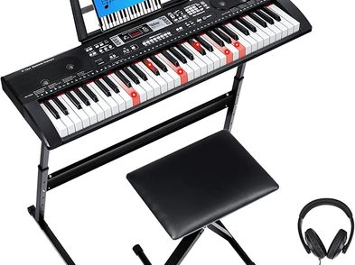 Keyboard Piano Iropro 61 Key Electronic Keyboard Piano With Music Stand ...