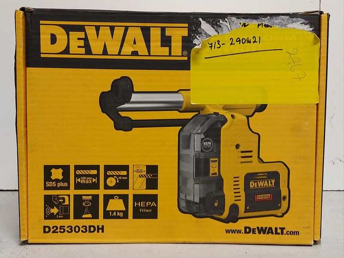 Dewalt D25303dh Cordless Dust Extraction System 18 Volt Bare Unit For ...