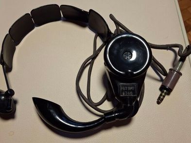 Vintage Bakelite Telephone Switchboard Operators Head Set Microphone ...