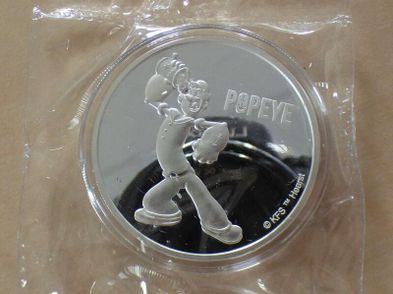 Fiji 2024 1oz Silver Coin Popeye Bu In Capsule For Sale in ...