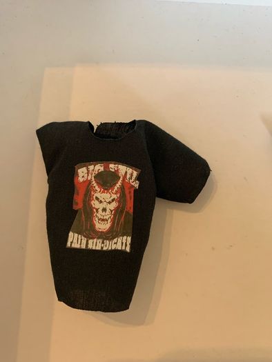 Wwe The Undertaker Big Evil Custom Shirt For Action Figure For Sale in ...