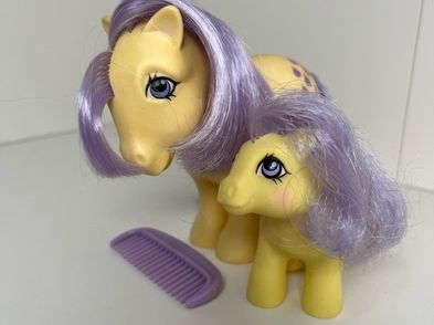 Reduced Vintage My Little Ponies Lemondrop Baby Lemondrop For Sale in ...
