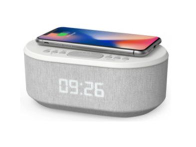 I Box Dawn Fm Radio Alarm Clock With Wireless Charging Bluetooth For ...