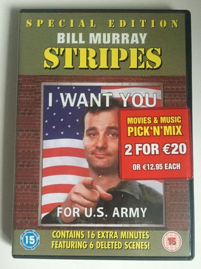 Stripes 1981 Bill Murray John Candy Movie Dvd For Sale in Leixlip ...