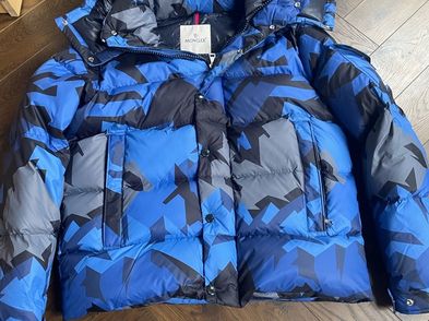 Moncler Jacket Blue Camo For Sale in Balbriggan, Dublin from Liamduffy1738