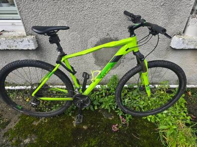 Cube Mountain Bike Neon Green Working Great Size 2129 For Sale in ...