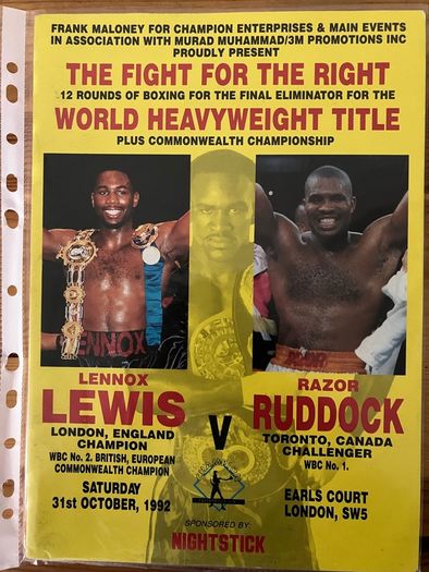 Boxing Programmes For Sale in Tramore, Waterford from inkedupp