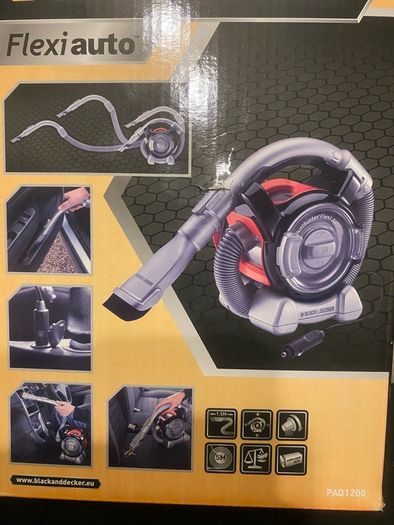Black Decker 12v Flexi Auto Dustbuster Vacuum Cleaner Car Van Caravan ...