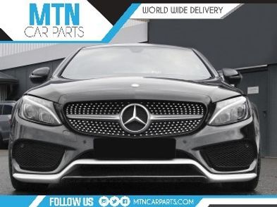 New Mercedes C Class W205 S205 Amg Silver Diamond Grill Grille Price ...