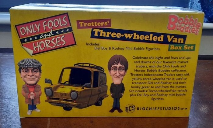 Only Fools And Horses Trotters Van With Del Boy And Rodney Box Set ...