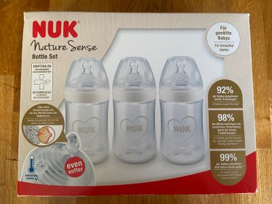 Nuk Nature Sense Bottle Set For Sale in Greystones, Wicklow from KirstieJ