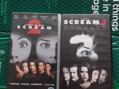 Scream 2 And 3 Vhs Tapes For Sale in Walsh Island, Offaly from ...