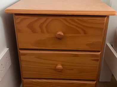 3 Drawer Pine Bedside Locker For Sale in Mullingar, Westmeath from ...