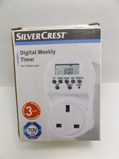 Silvercrest Digital Weekly Timer Day Weekly Lcd Display For Sale in ...