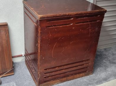 Leslie 145 Classic 1960s Rotary Speaker Cabinet W Cable And Control Box ...