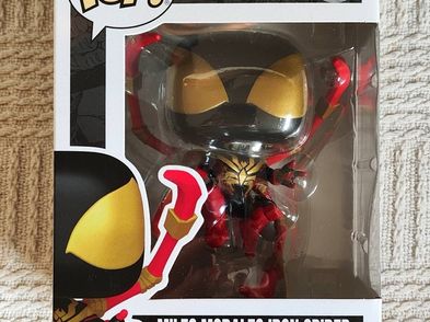 Funko Pop 1448 Miles Morales Iron Spider Marvel Comics Spider Man ...