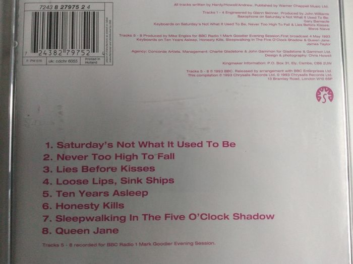 Kingmaker To Hell With Humdrum Cd 1993 Original Uk Indie Glam Rock Ex ...