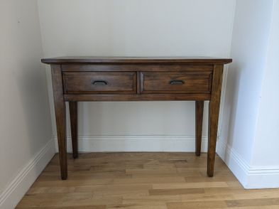 Walnut Console Table For Sale in Corbally, Limerick from Ronan17