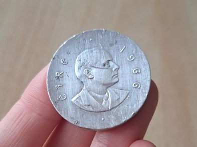 1966 Irish Silver Ten Shilling Padraig Pearse Commemorative Coin For ...