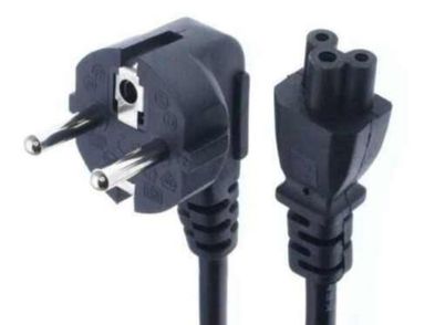 Euro Laptop Mains Power Cable Eu 2 Pin Iec C5 15m Clover Leaf Power ...