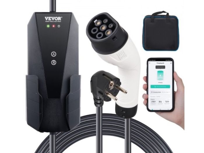 Portable Ev Charger Type 2 16a 37 Kw Electric Vehicle Car Charger With ...