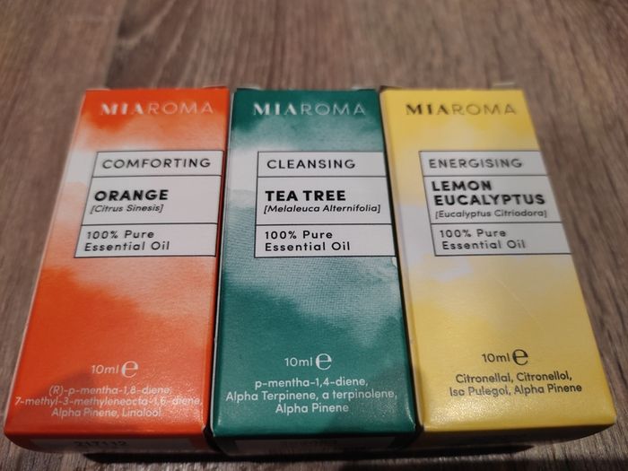 Essential Oils Miaroma Lemon Orange Tea Tree Eucalyptus Aromatherapy ...