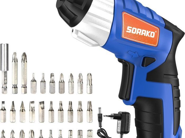36v Cordless Electric Screwdriver 6nm Rechargeable Power Screwdriver ...