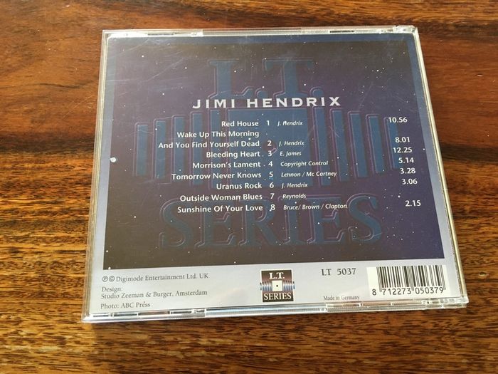 Jimi Hendrix Sunshine Of Your Love Cd For Sale In Enniscorthy Wexford 8514