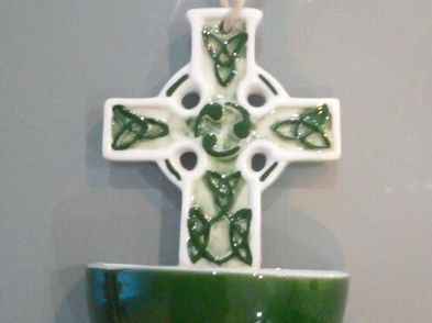 Belleek Celtic Cross Water Font For Sale in Firhouse, Dublin from mhg06