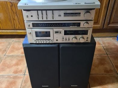 Vintage Technics Hifi Stereo Stack System Sl B210 Turntable Record ...