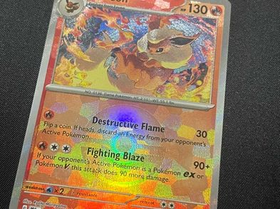 Rare Flareon Prismatic Evolutions Pokeball Pokemon Card For Sale in ...