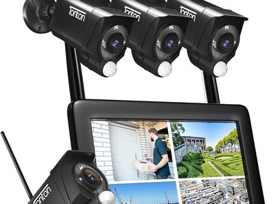 Cctv Camera System Wireless With Touchscreen Monitor 4ch Nvr With 7 ...