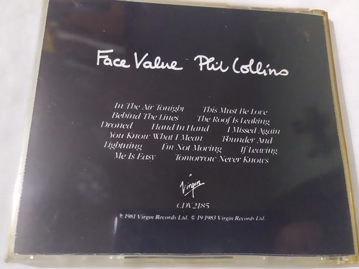 Phil Collins Face Value Cd For Sale in Portlaoise, Laois from DvdsCds4Sale