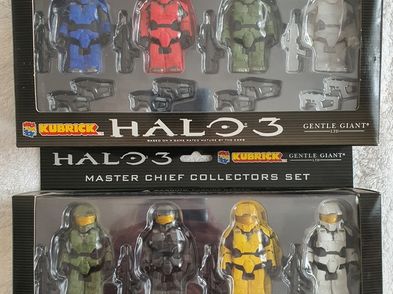 Halo 3 Kubrick Master Chief Action Figures Xbox Collectors Editions For ...