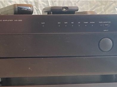 Yamaha Natural Sound Stereo Amplifier Ax 392 150w With Phono Stage And ...